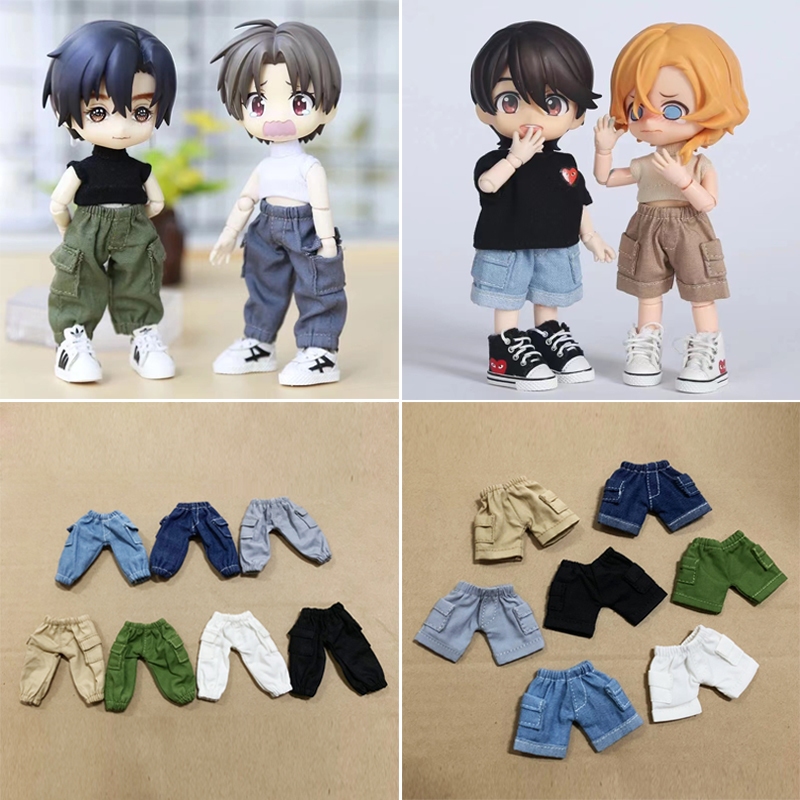 Ob11 Pants Doll Jeans Trousers Shorts 1/12 BJD Doll Clothes Molly DOD YMY Obitsu11 GSC Nendoroid ...