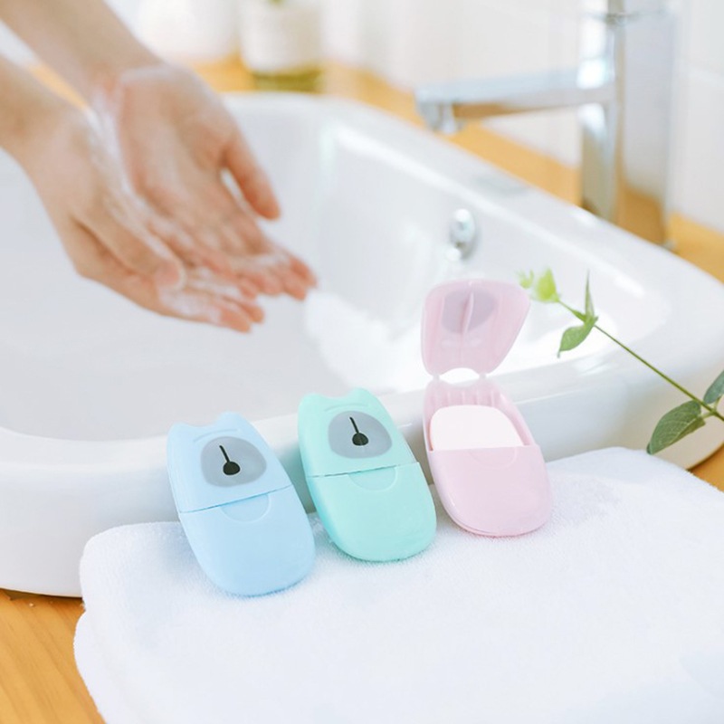Travel Disposable Soap Sheet Bath Supplies Portable Small Soap Sheet ...