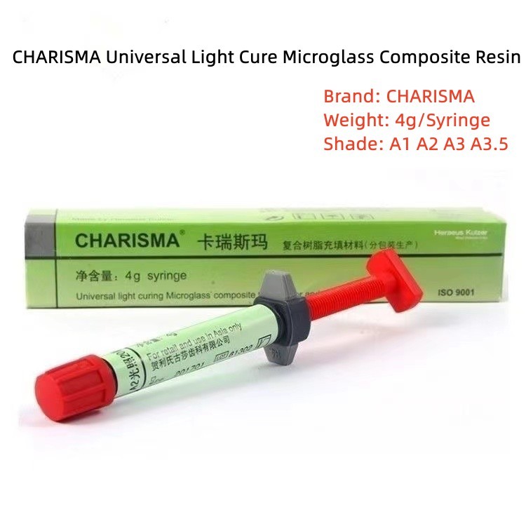 4g/Syringe CHARISMA Universal Light Cure Microglass Composite Resin For ...