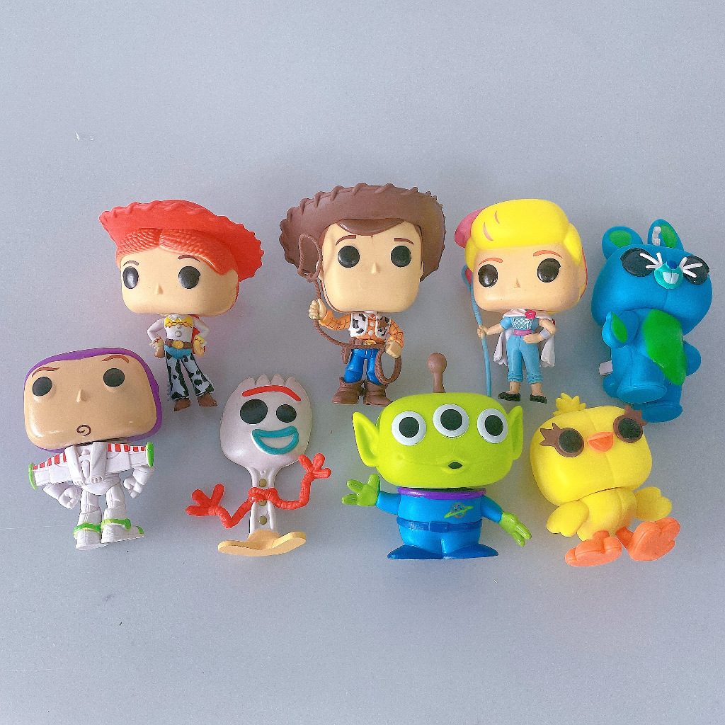 8 Style 10cm Pop Toy Story Theme Series Buzz Lightyear Lotso Collection ...