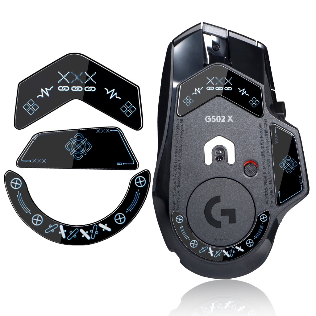 UCONS Glass Mouse Skates for Logitech G502 Plus&G502 Lightspeed Mouse ...