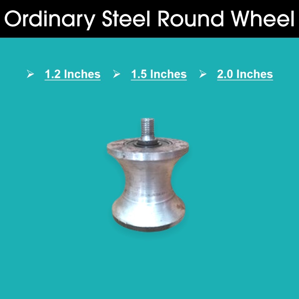 Feilizi Ordinary*Steel*Round Wheel Triangular iron groove wheel light ...