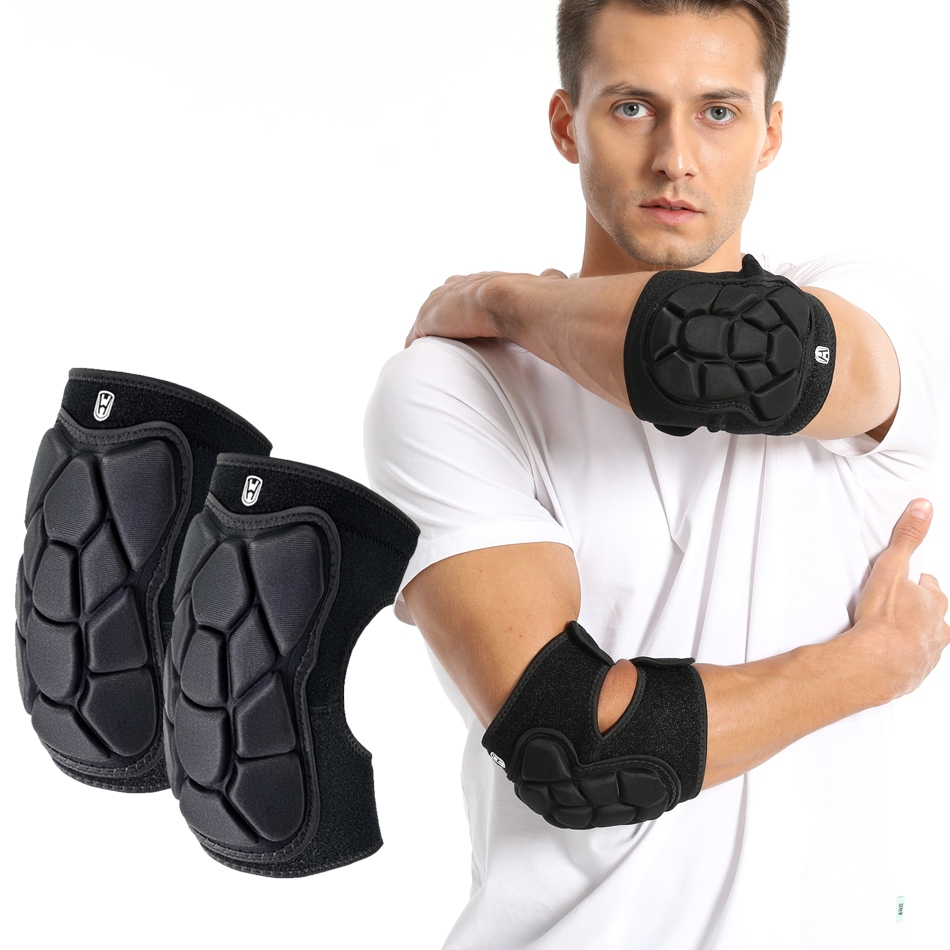 Worthdefence Adjustable Elbow Pads Elbow Protector Volleyball Sponge ...
