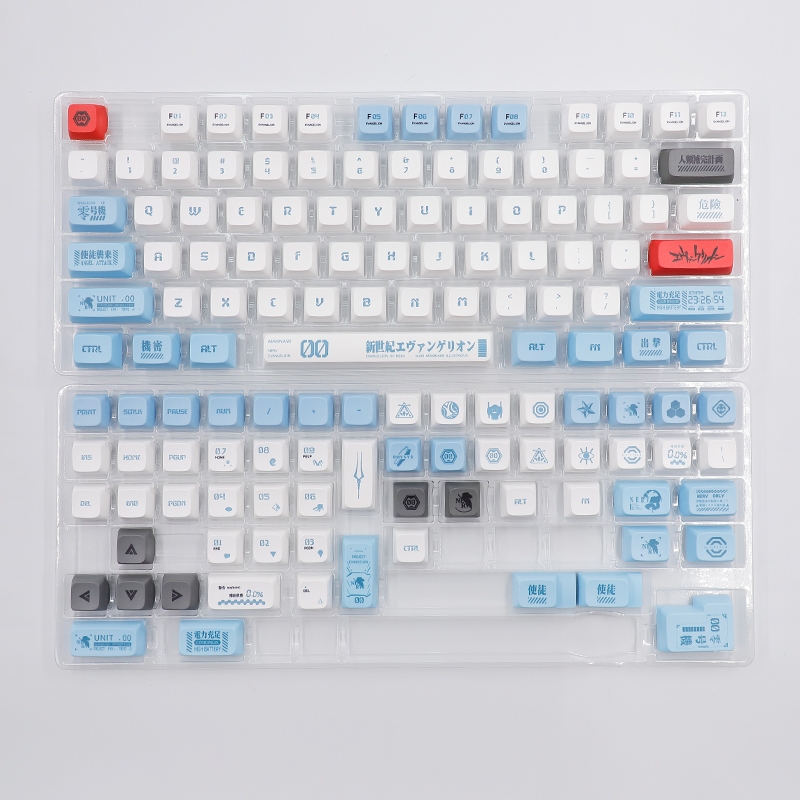 EVA Keycaps PBT Dye-sub XDA Profile Keycaps Custom mechanical keyboard ...