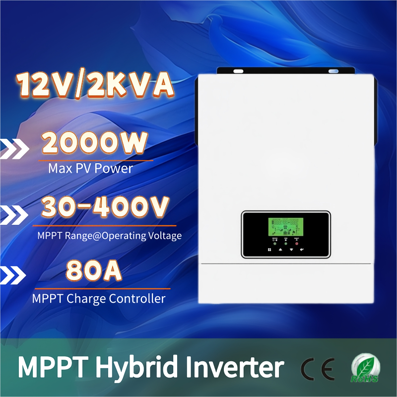 12V 1600w Hybrid Inverter Solar Inverter 2KVA with 80a mppt Charge Controller | Shopee Philippines