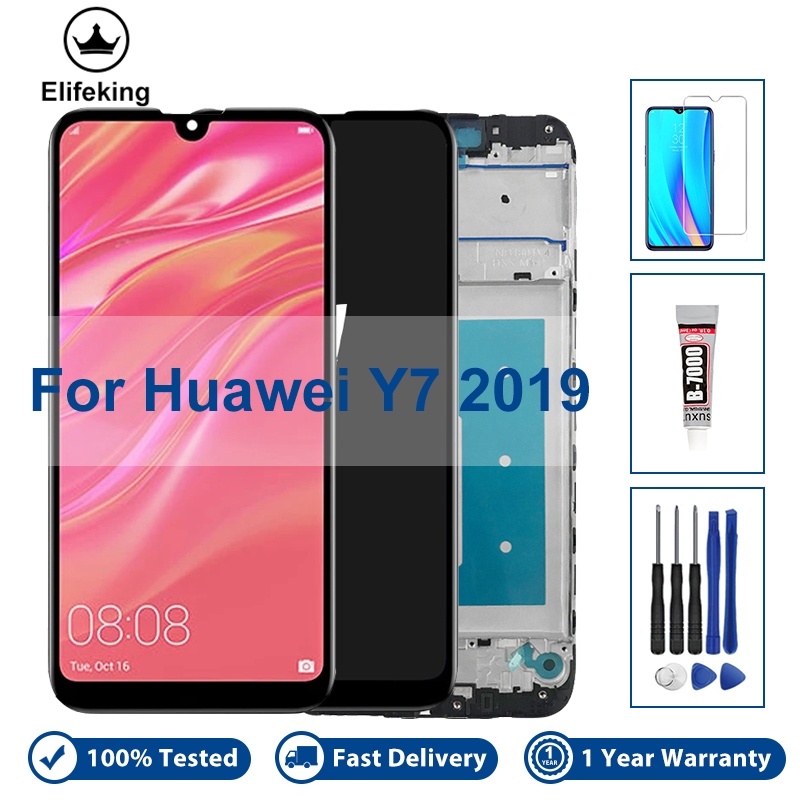 Original For Huawei Y7 2019 DUB-LX3 DUB-L23 DUB-LX1 Y7 Prime 2019 LCD ...