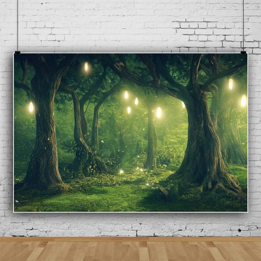 7x5ft Tropical Forest Jungle Photography Backdrop Fantasy Fairytale ...
