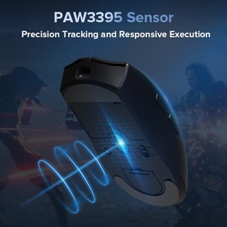 Delux M600 ULTRA PAW3395 Gaming Mouse DPI MAX 26000 Wired 2.4G Wireless ...
