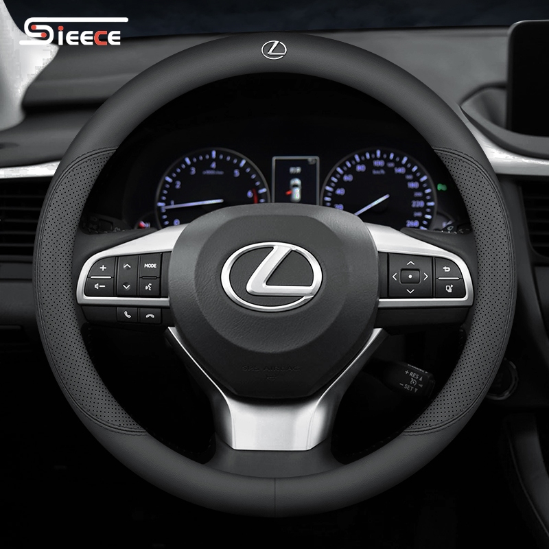 Sieece Car Steering Wheel Cover Microfiber Leather Car Steering Wheel ...