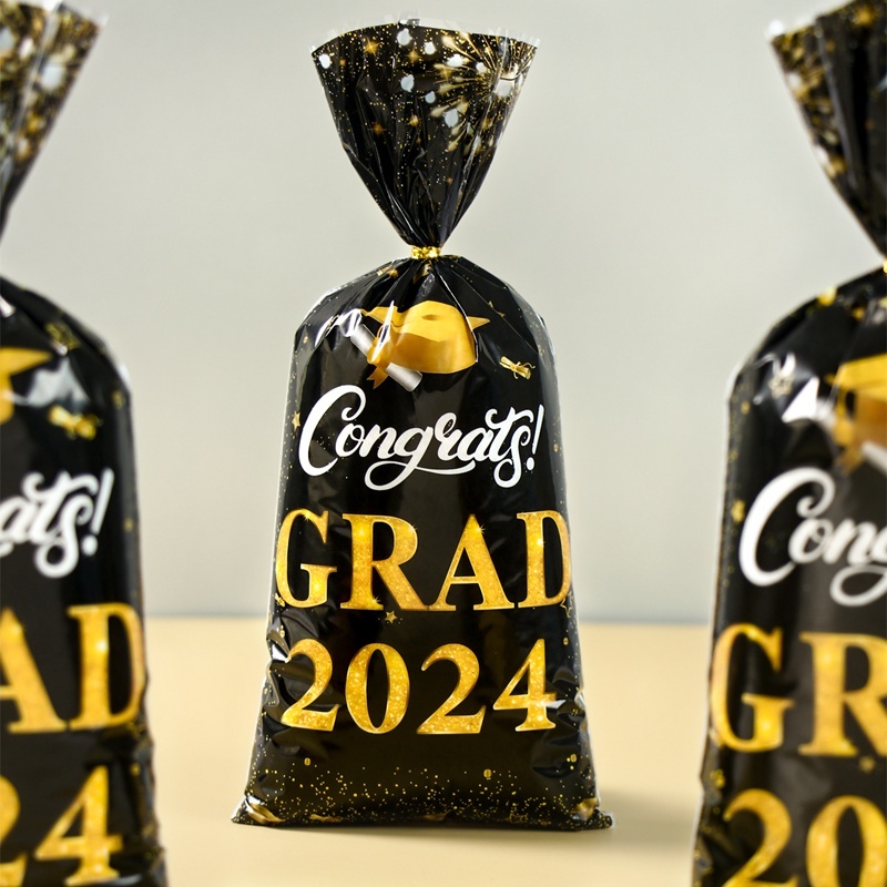 25/50pcs Grad Candy Bags Graduation Gift Congratulations Grad 2024 ...