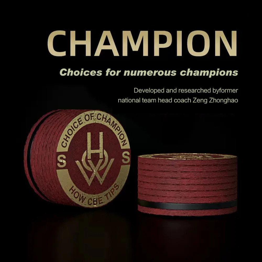 HOW Titan Tips S M H 14mm Tips-Pool Cue Tip/Snooker Cue Tip/Glue on Tip ...