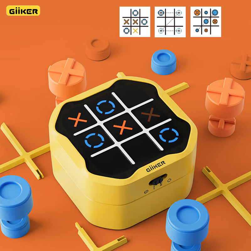Giiker Super Tachibana Tic Tac Toe Bolt 3-in-1 Game Box Children's ...