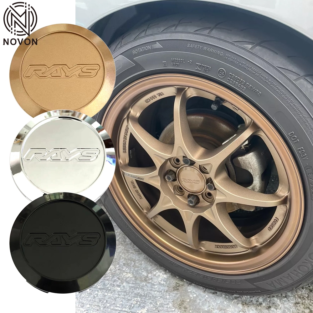 1pc 65MM Wheel Center Cap Sport Rim Cap RAYS LOGO Emblem Wheel Hub Cap ...