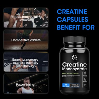 Minch Creatine Capsules Creatine Monohydrate Gain Strength, Build ...