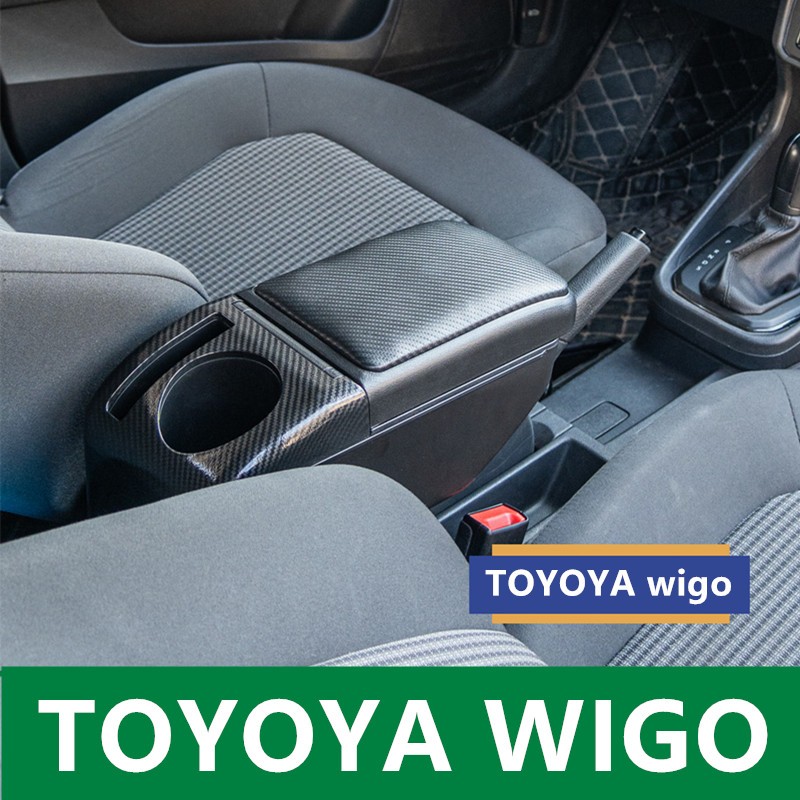 TOYOTA Wigo Armrest Console Box Adjustable Centre ConsoleAuto Storage ...