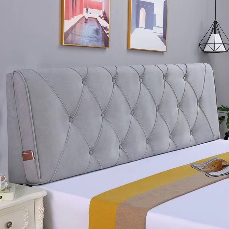 Headboard cushion,large backrest,soft headboard fabric,detachable and ...