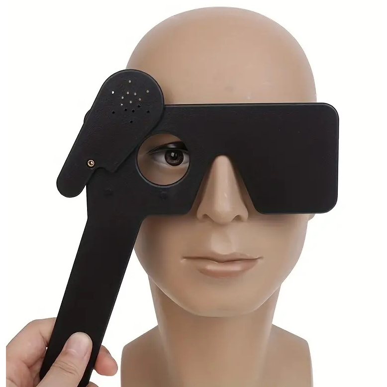 1 Pcs Ophthalmic Eye Occluder for Vision Test Portable Handheld Eye ...