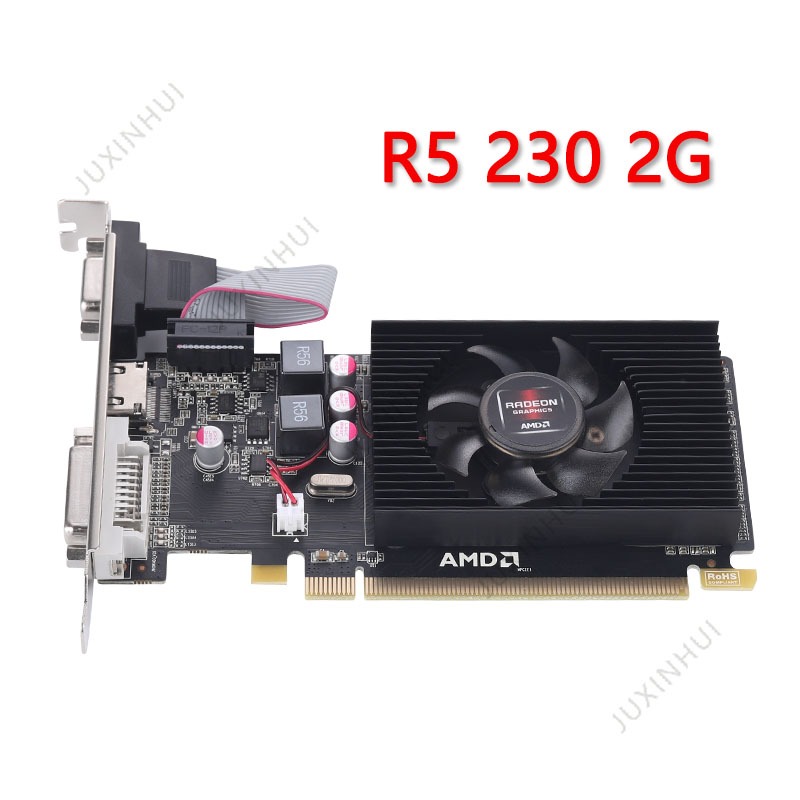 AMD R5 230 independent graphics card 2G DDR3 half-height industrial ...