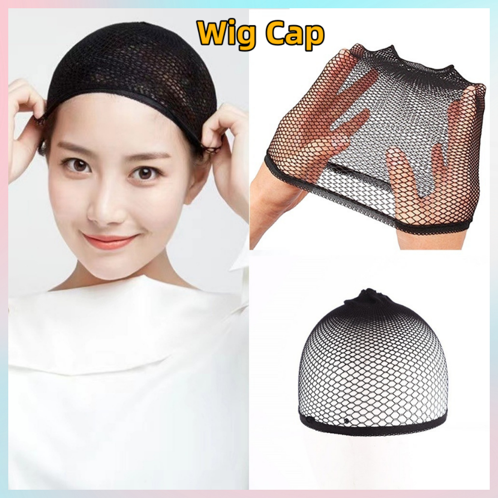 Unisex Hair Net Cap Hair Mesh Weaving Wig Cap Hair Styling Tools Nylon ...