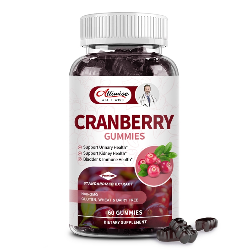 Alliwise Cranberry Gummies Cranberry Chews 200mg for Urinary Tract ...