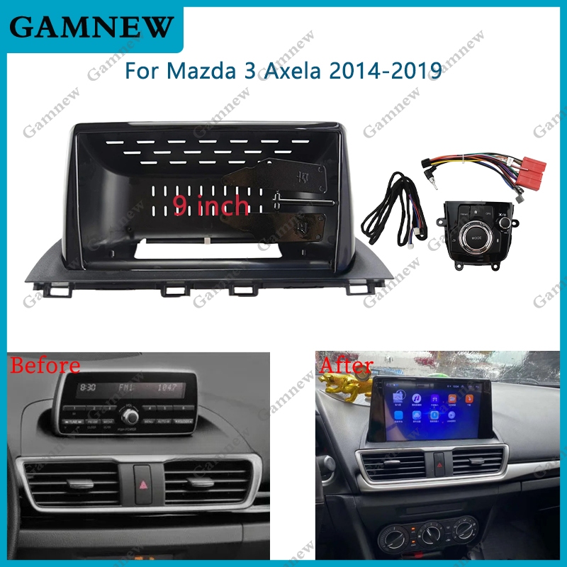 9 Inch Car Frame Fascia Adapter Canbus Box Decoder Android Radio Dash ...