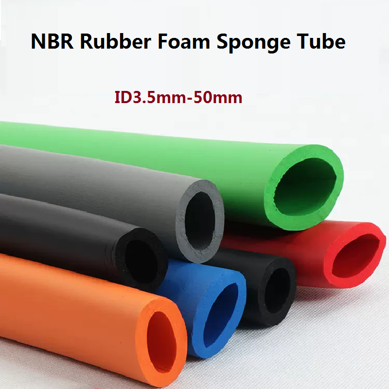 NBR Rubber Foam Sponge Tube Rubber Plastic Smooth Surface Thermal ... NBR Rubber Foam Sponge Tube Rubber Plastic Smooth Surface Thermal ...