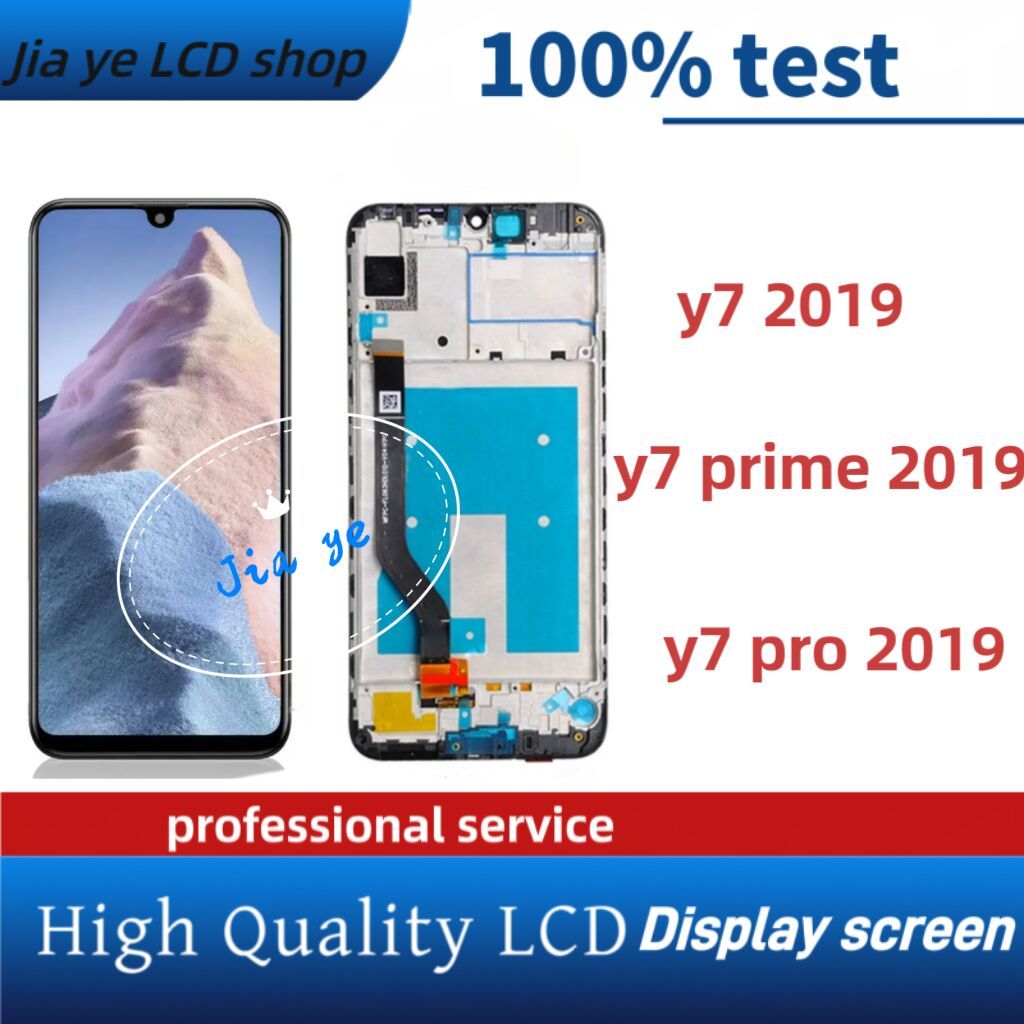 For Huawei Y7 2019 DUB-LX3 DUB-L23 DUB-LX1 Y7 Pro 2019 LCD Display With ...
