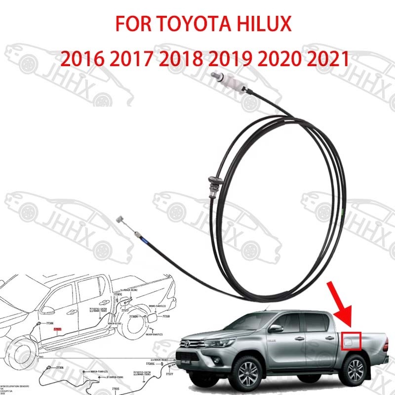FOR Toyota hilux REVO 2016 2017 2018 2019 2020 2021 2022 Fuel tank cap ...