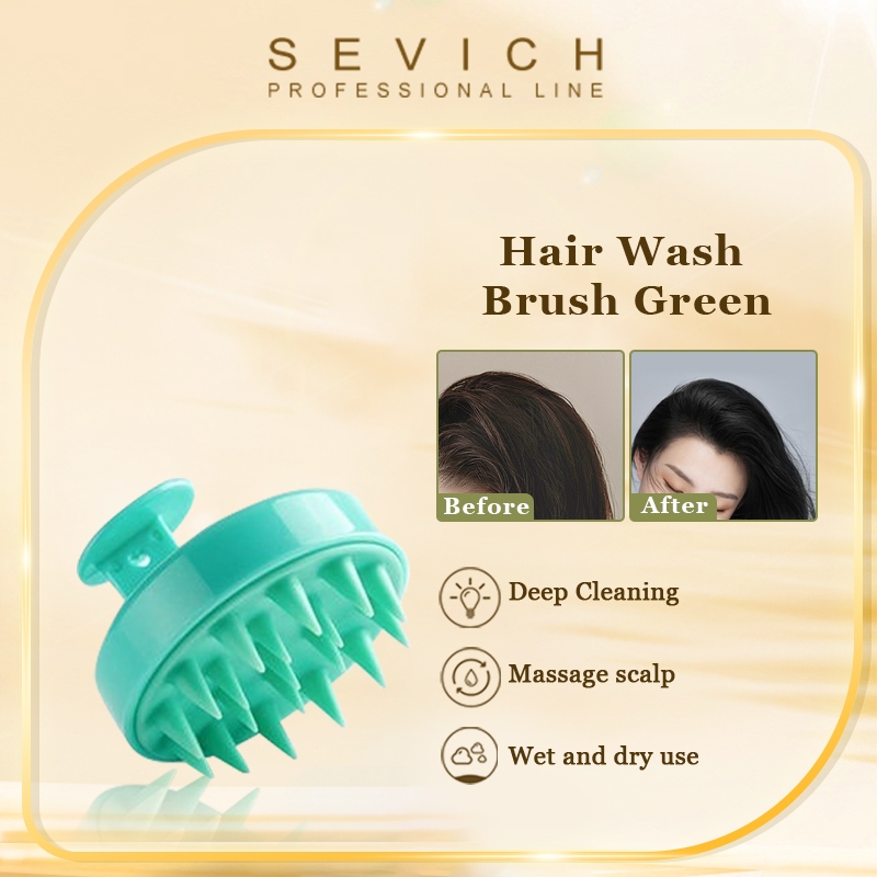 SEVICH Shampoo Comb Massage Scalp Comb Soft Silicone Hair Care Tool ...