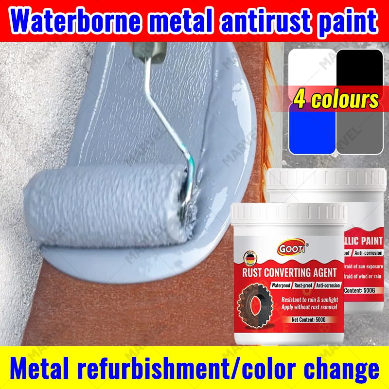 Water Based Anti Rust Paint for Metal for Rusty Metal Refurbishment Tin ...