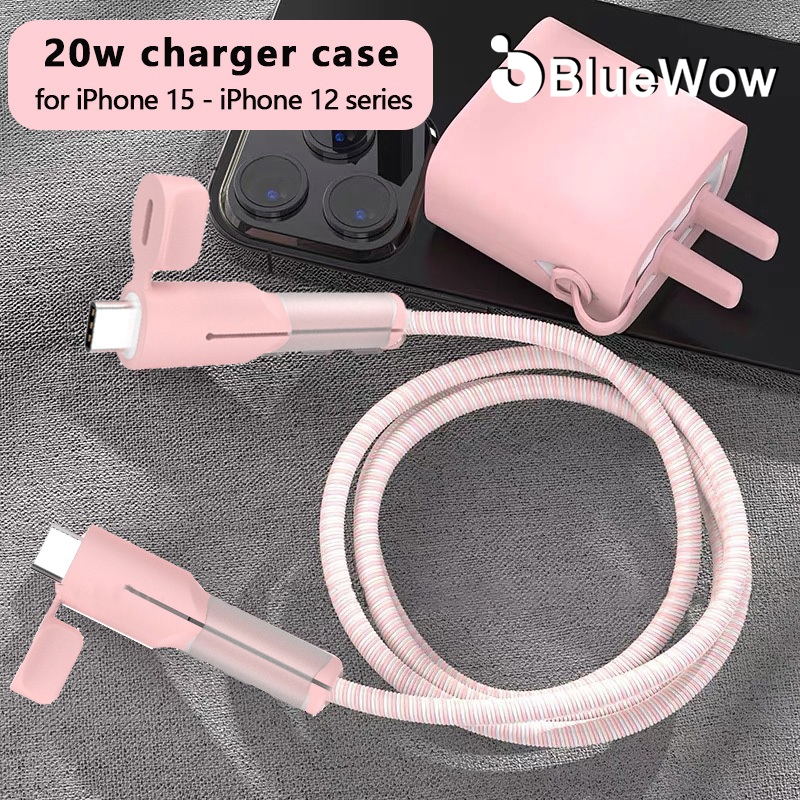 BlueWow iP 20W Fast Charger Protector/Type c to Type c Cable Protector ...