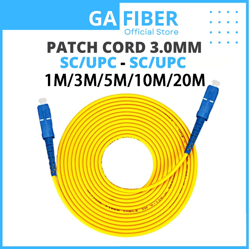 【1-3 Days Delivery】1M/3M/5M/10M/20M SC/UPC-SC/UPC Fiber Optic Patch ...
