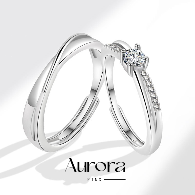 Mobius Couple Ring Men Women One Pair Adjustable Size Ring Fashion ...
