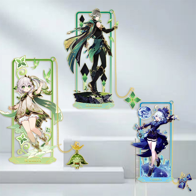 Cod GENSHIN IMPACT Yuanshen Series Theme Hollow Metal Bookmark Nasida ...