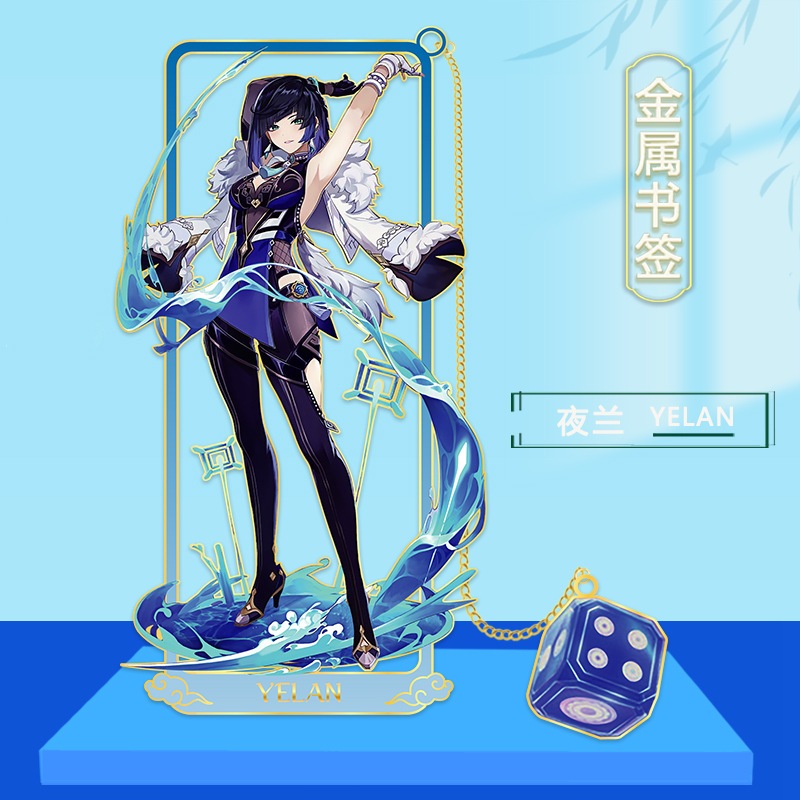 Cod GENSHIN IMPACT Yuanshen Series Theme Hollow Metal Bookmark Nasida ...