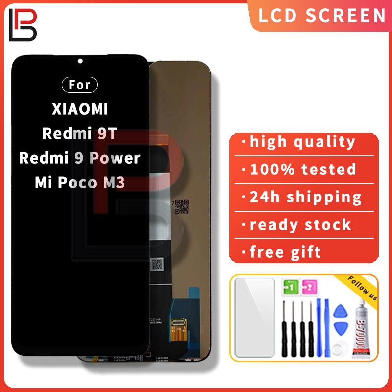 For Xiaomi Redmi 9 9T 9A 9C 9 Power 10A Poco M3 Lcd Touch Screen Digitizer Assembly Replacement ...
