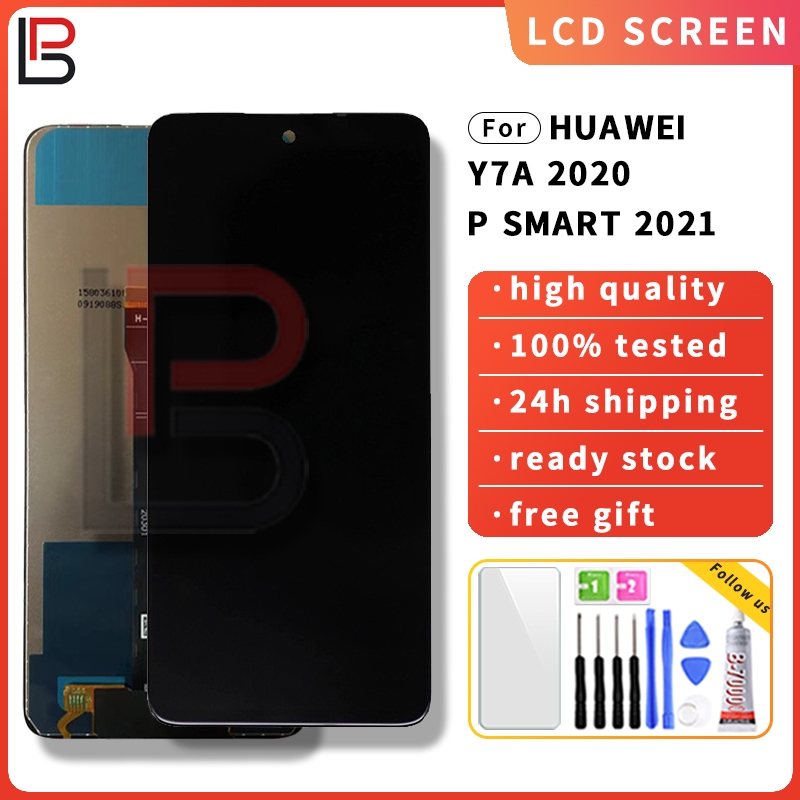 For HUAWEI Y7A P Smart 2021 Honor X10 Lite PPA-LX2 Lcd Touch Screen ...