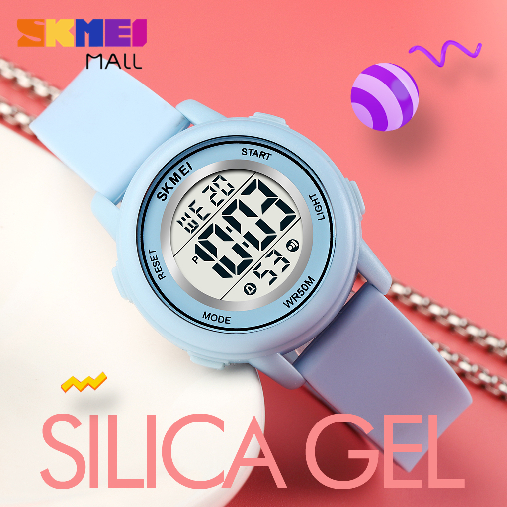 SKMEI 1721 Teen Student Boys and Girls Colorful LED Flash Light Watch ...