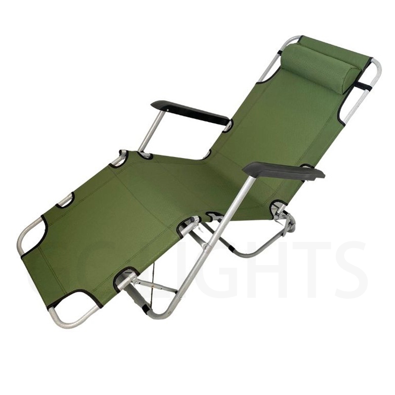 178CM Portable 2in1 Folding Chair Folding Bed Recliner Sleeping Loung ...