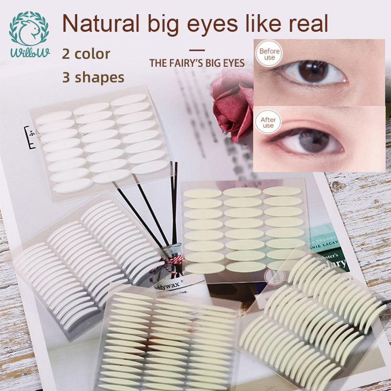 3 Type Invisible Eyelid Stickers Lace Mesh Big Eyes Lift Strips ...