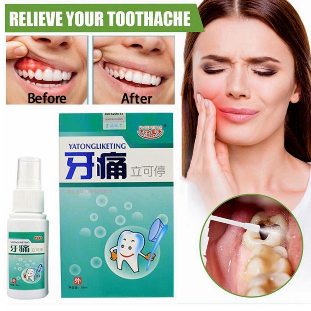 Toothache Oral Sprays Toothache Reliever Toothache Pain Relief Teeth ...