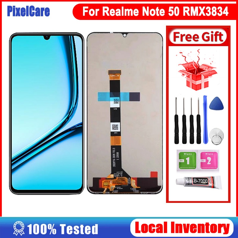 Pixelcare LCD With Frame For Realme Note 50 RMX3834 /Realme Note 60 ...