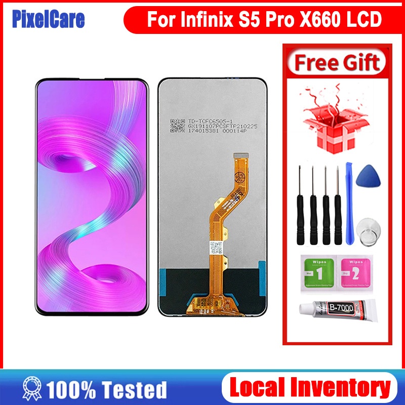 Pixelcare LCD For Infinix S5 Pro X660 X660C LCD Display Touch Screen ...