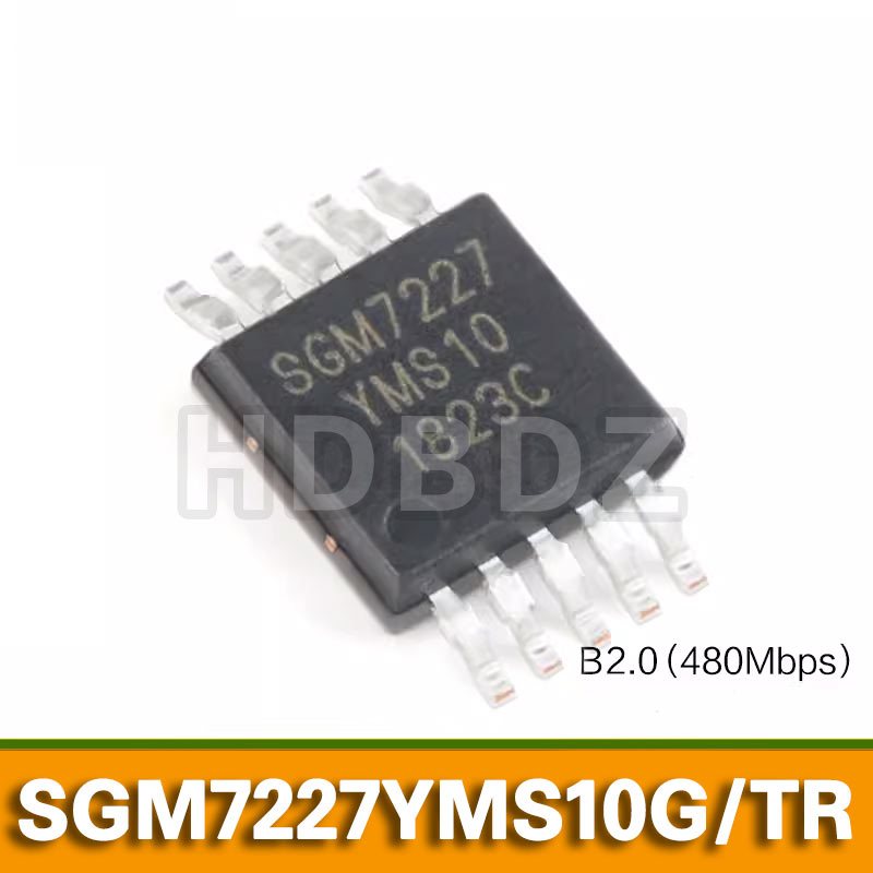 5pcs SGM7227YMS10G/TR MSOP10 Dual-Knife Dual-Throwing Analog Signal ...