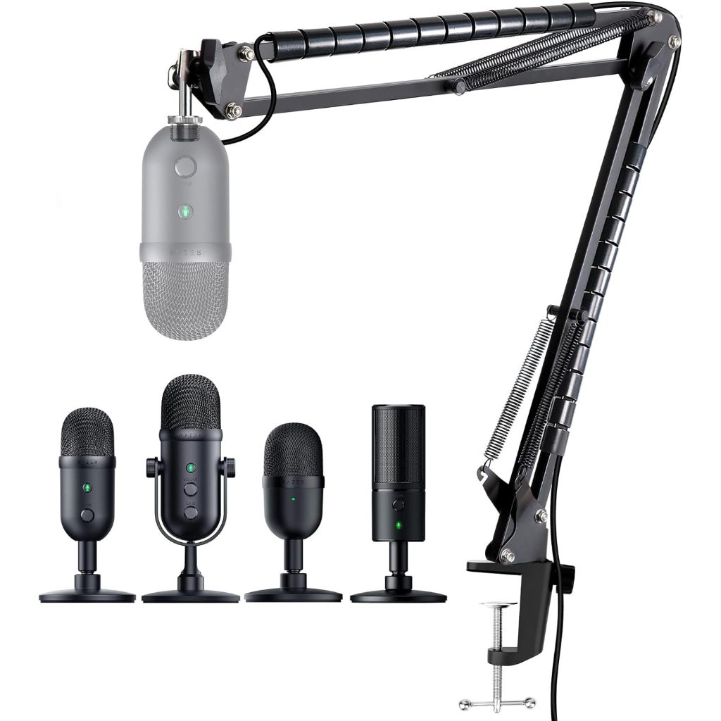 Mic Boom Arm for Razer Seiren V2 X Microphone - Adjustable Mic Arm ...