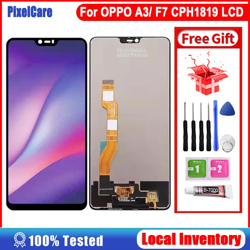 Pixelcare LCD For OPPO F7 CPH1819 / A3 LCD Display Touch Screen ...