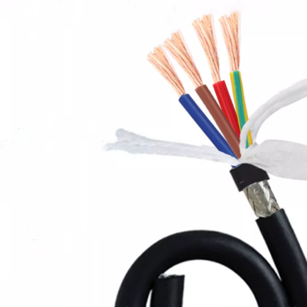 Shielded Cable TRVVP Heat-Resistant Trailer Wire 15AWG 4 Cores PVC ...