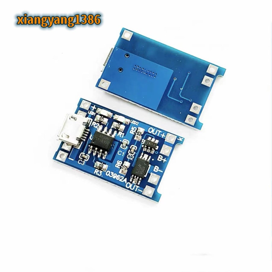 Micro USB 5V 1A 18650 TP4056 Lithium Battery Charger Module Charging ...