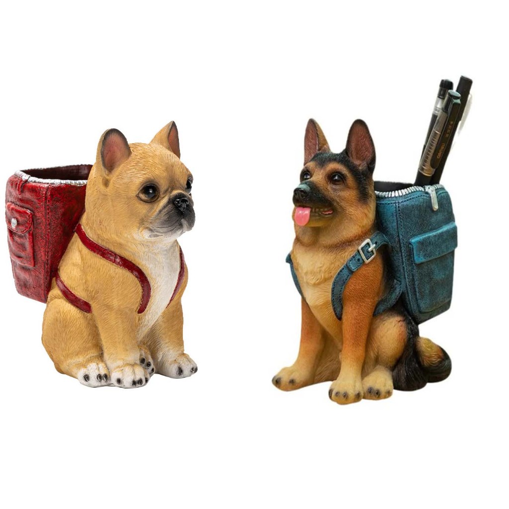 Creative Dog Pen Holder for Desk Pencil Organizer Desk decoration ...