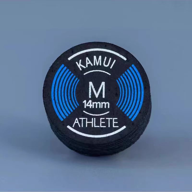 Kamui Tips ATHLETE Black 14mm Japan Billiard Carom Pool Cue Tip ...